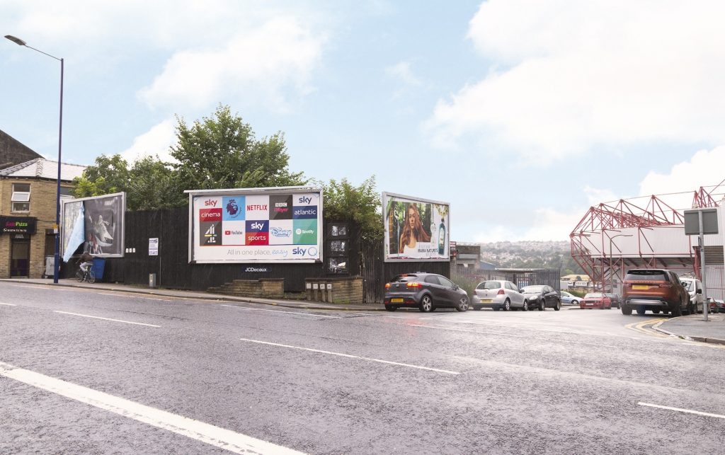 Billboard site next to Valley Parade set to be auctioned - Bradford ...