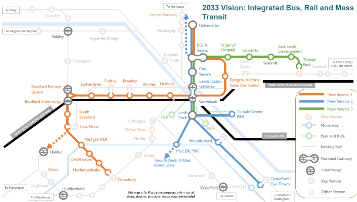 Proposed mass transit scheme likely to be battery powered - Bradford ...