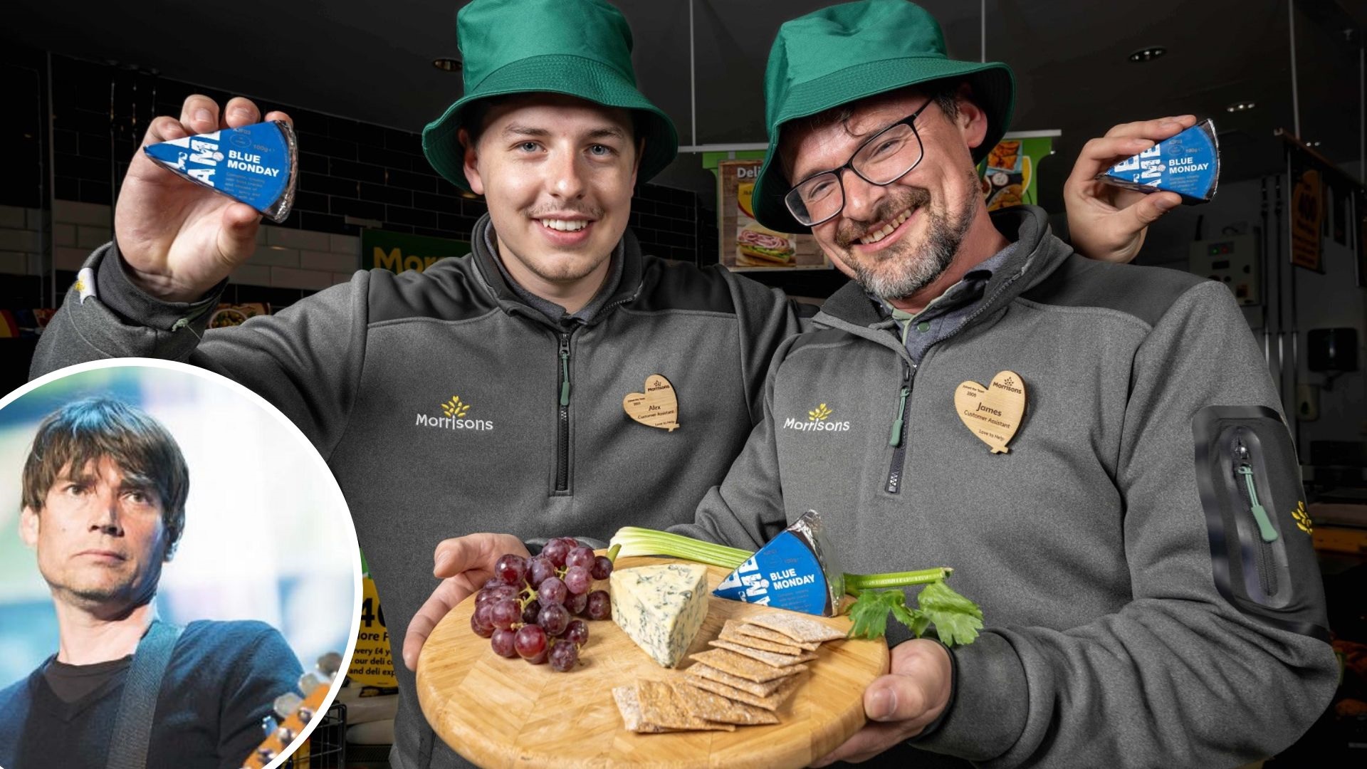 Britpop star launches new 'Blue Monday' cheese exclusively in Morrisons ...