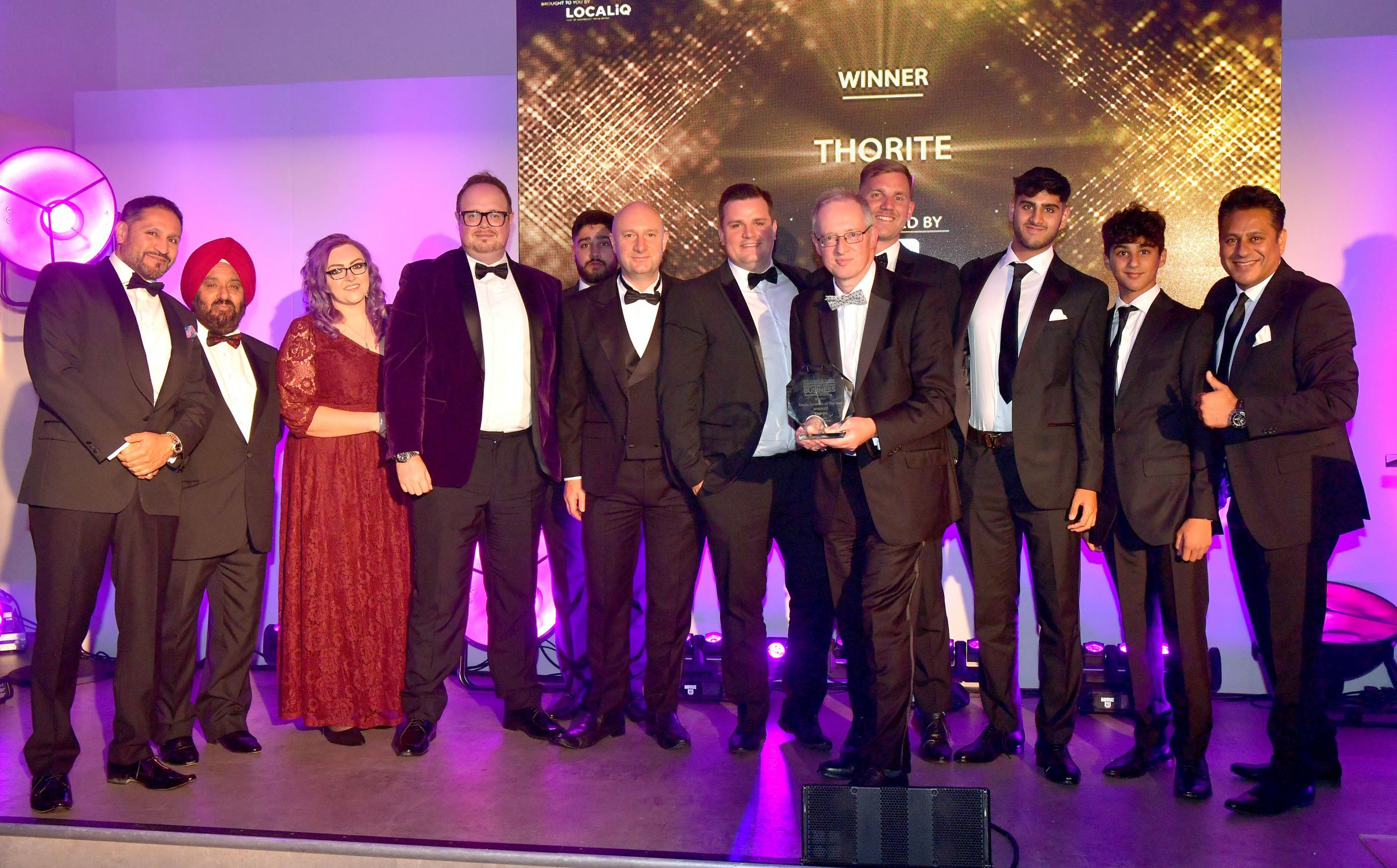 Thorite picks up the Family Business of the Year Award - Bradford Means ...