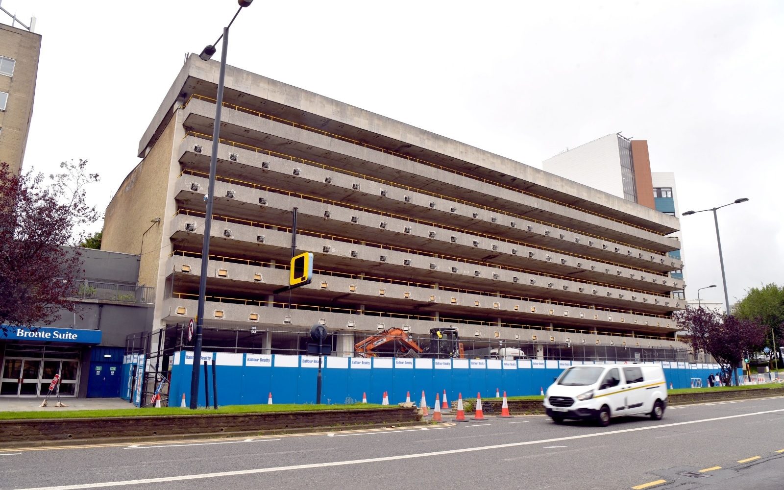 Update given on demolition work of NCP car park in Bradford city centre ...